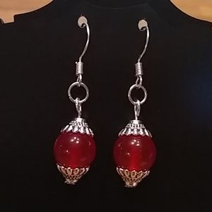 Fashion Jewelry | Jewelry | Ruby Mm Beaded Earrings | Poshmark
